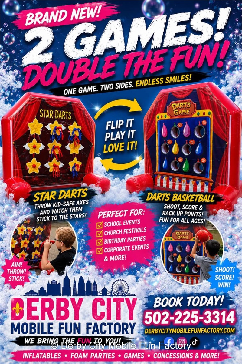 Stars & Darts inflatable - Mobile Kids/Adults enertainment in ...